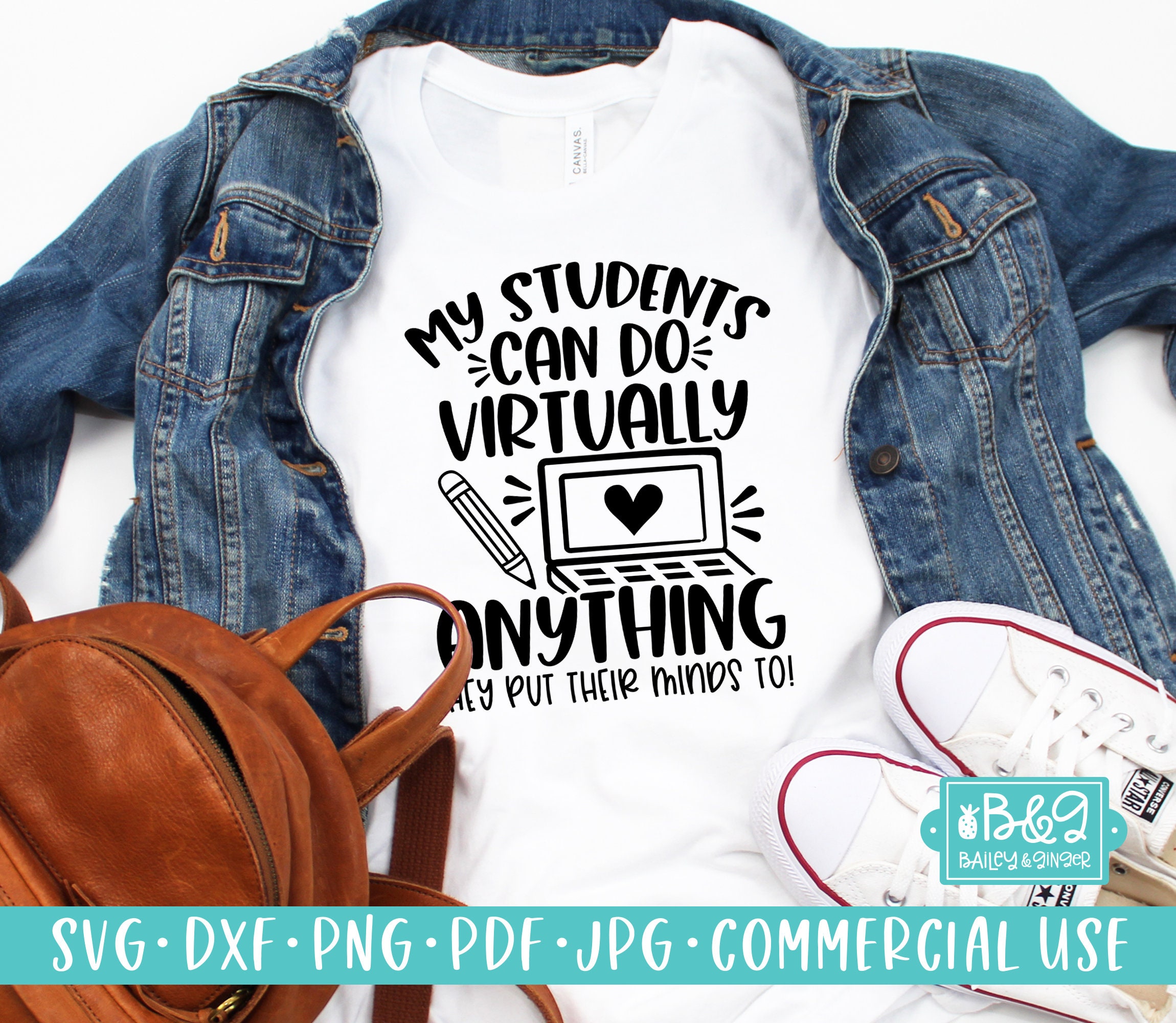 My Students Can Do Virtually Anything SVG File, Virtual Online Teacher ...