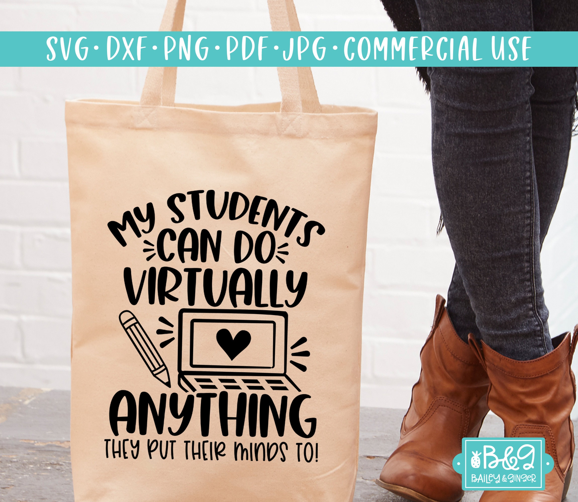 My Students Can Do Virtually Anything SVG File, Virtual Online Teacher ...