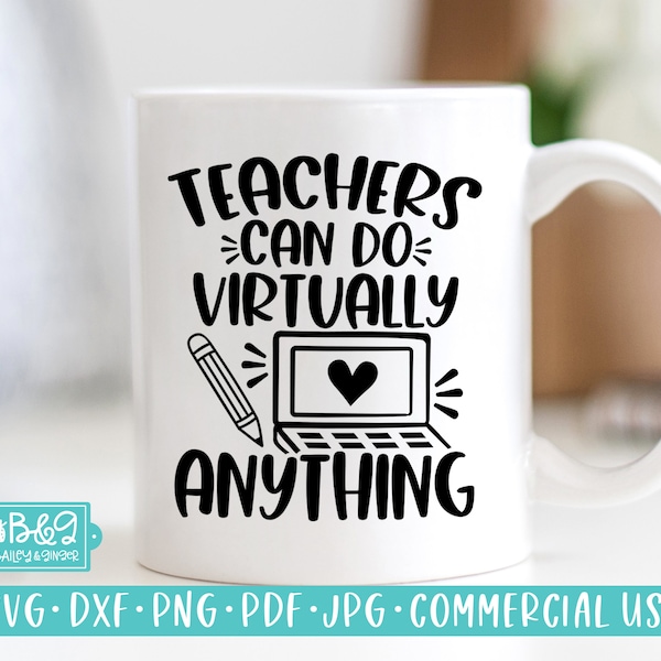 Teachers Can Do Virtually Anything Svg - Etsy