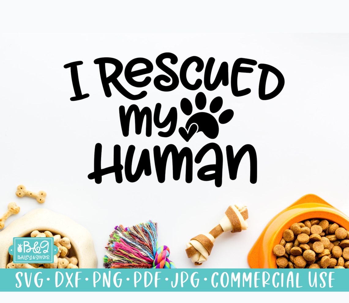 Rescue Dog SVG - Dog Bandana and Shirt SVG Cut File, Commercial Use Cut ...