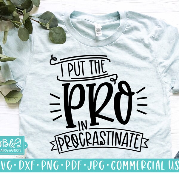 Procrastinate Svg - Etsy