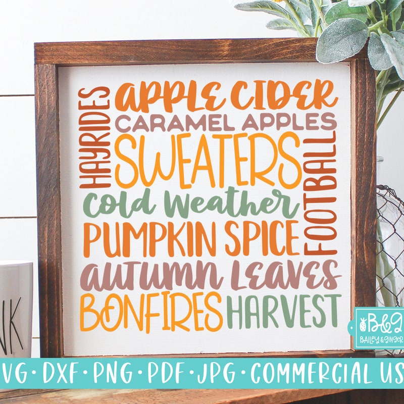 Fall Subway Art - Etsy