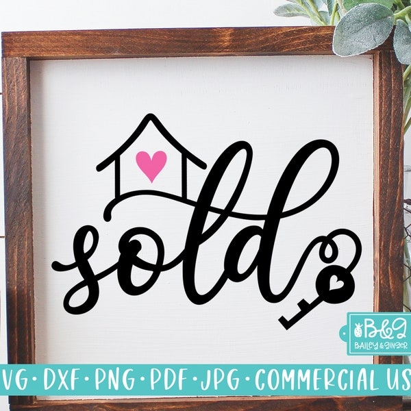 Sold Key Sign - Etsy