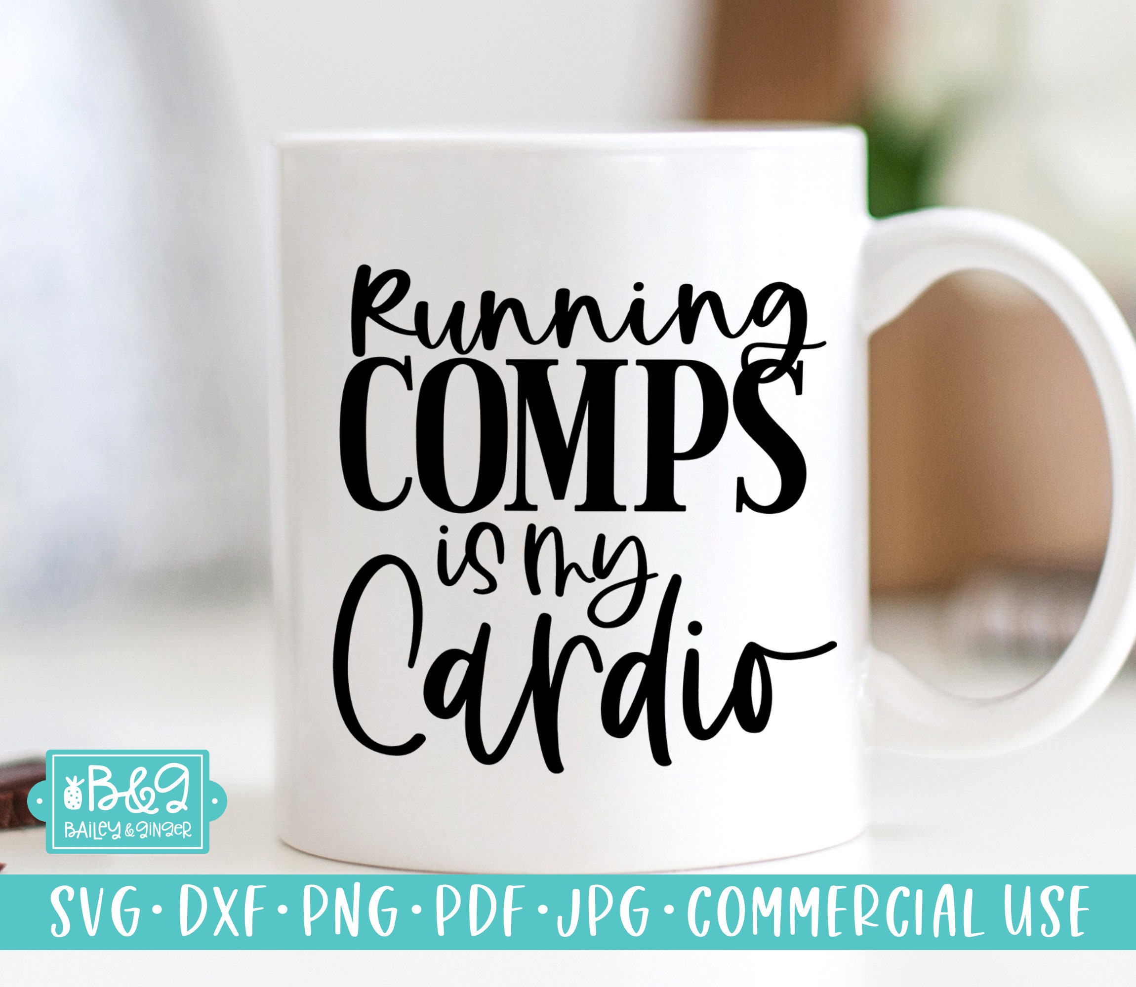 Funny Real Estate Agent SVG Cut File, Running Comps is My Cardio SVG ...
