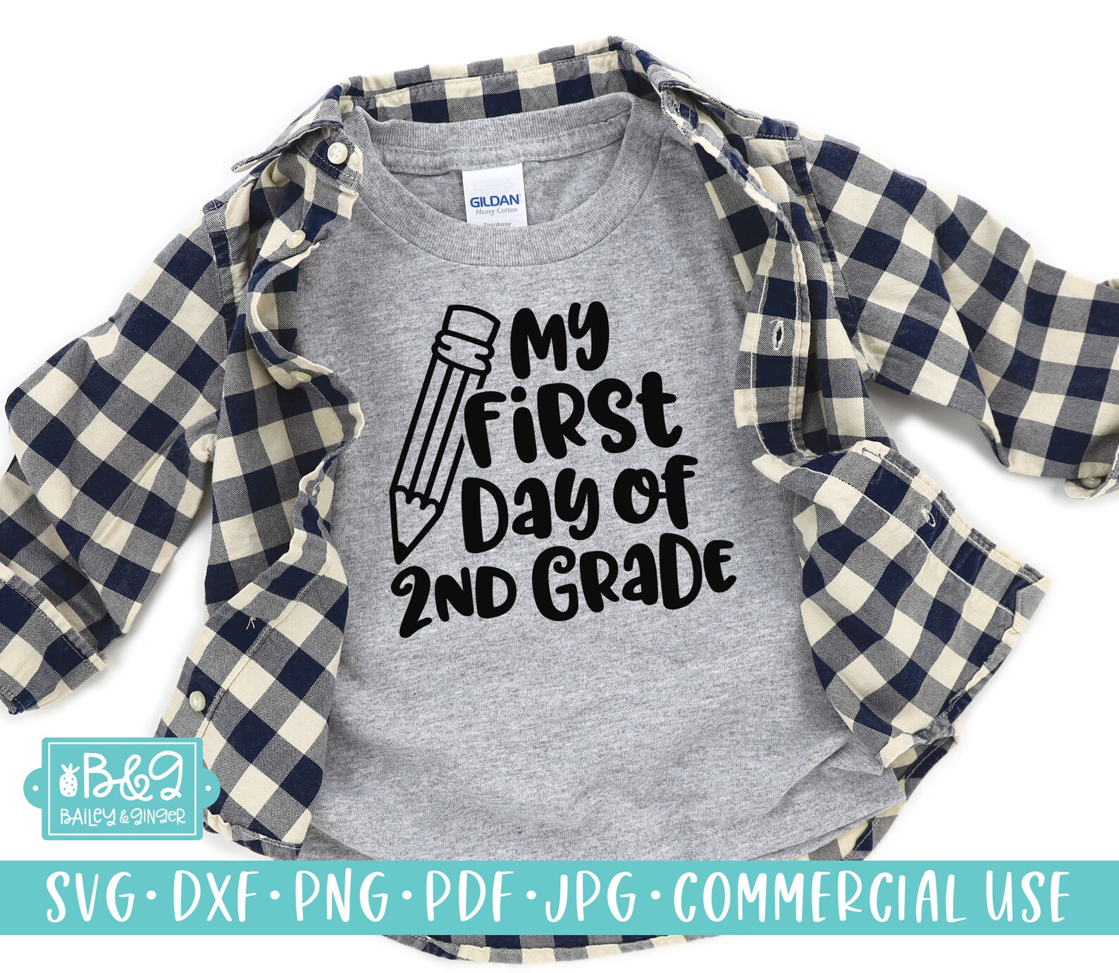 My First Day of 2nd Grade SVG Cutting File, Second Grade Quote SVG ...