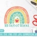 Cute Rainbow 100 Days of School SVG Cut File, 100 Days of School SVG ...