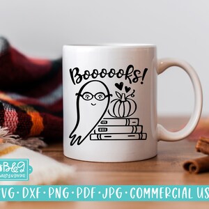 Halloween Booooks SVG Cutting File, Reading Teacher, English Teacher ...