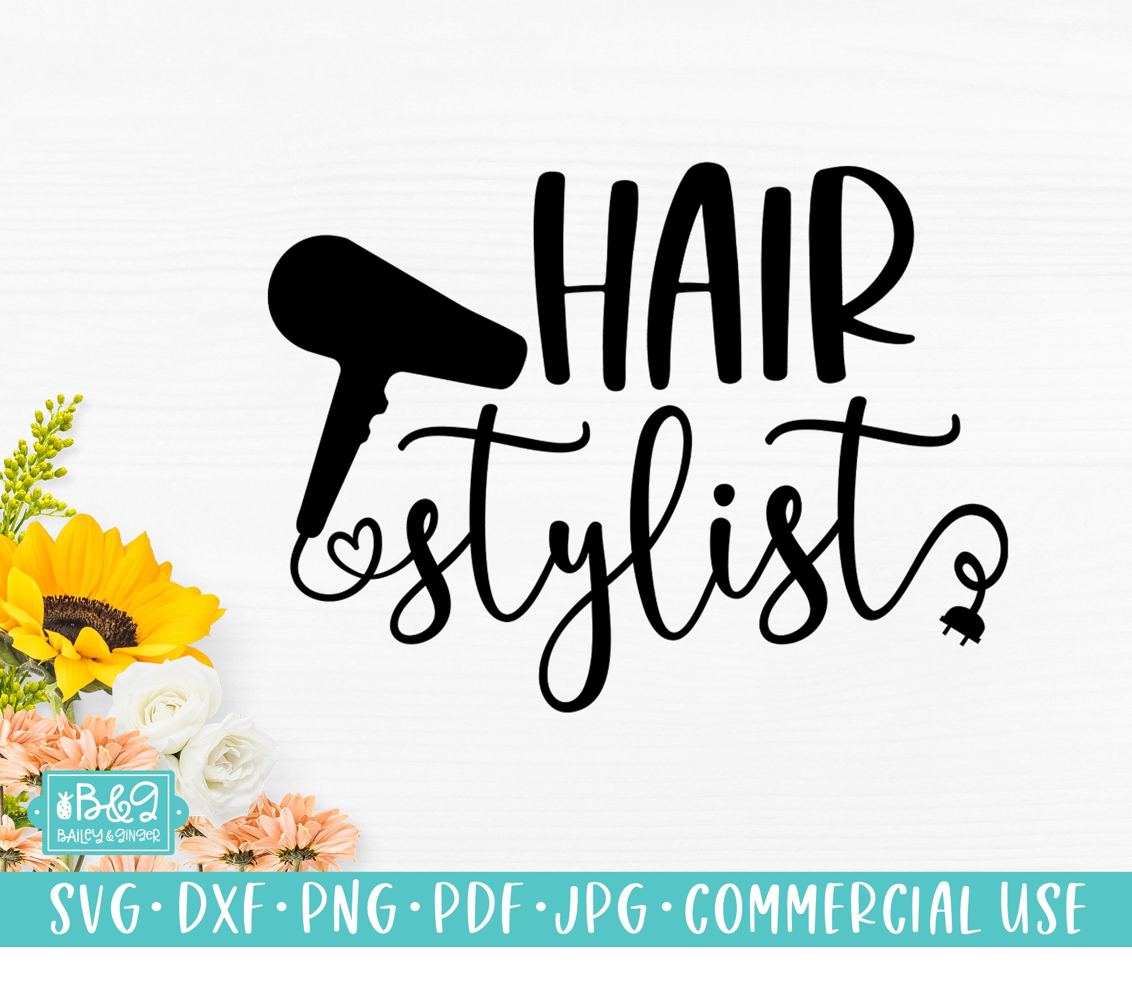 Hair Stylist SVG Hairdresser SVG Cut File For Cricut or - Etsy España
