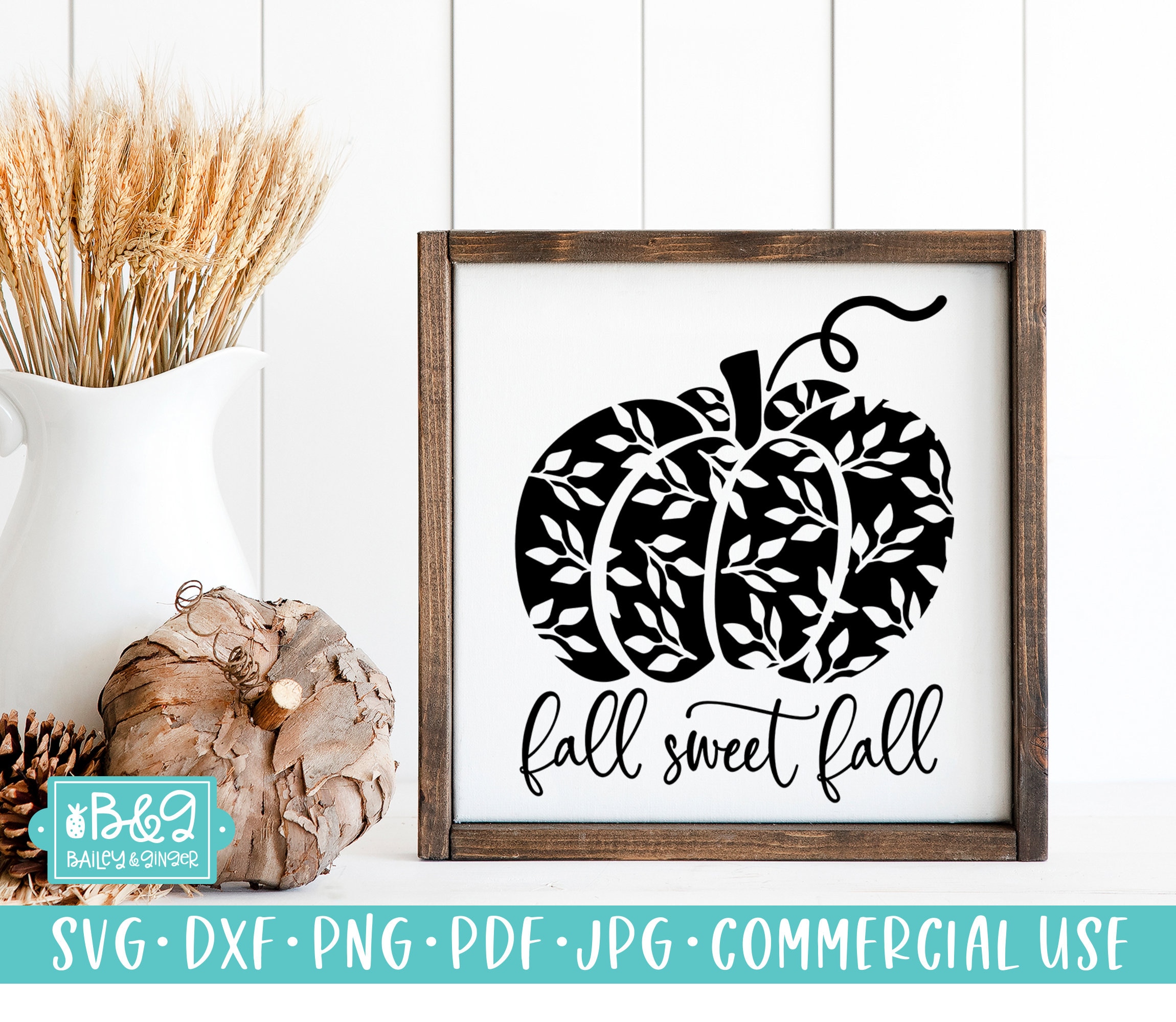 Fall Home Decor SVG Cut File Fall Sweet Fall Pumpkin SVG Cut - Etsy