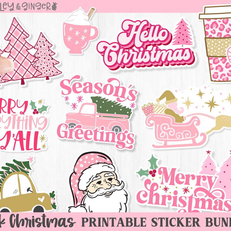 Christmas Stickers - Etsy