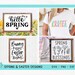 Spring & Easter SVG Bundle Designs for Spring Signs and Easter Projects ...