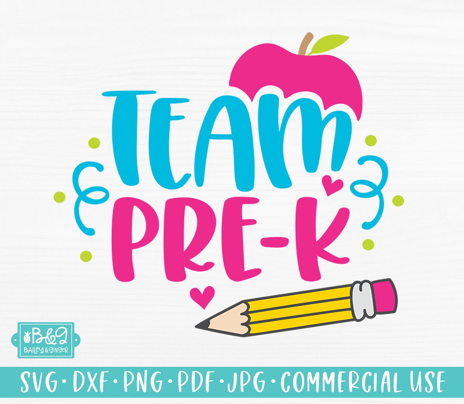 Team Pre-k SVG Cutting File Pre-k Teacher Quote SVG - Etsy