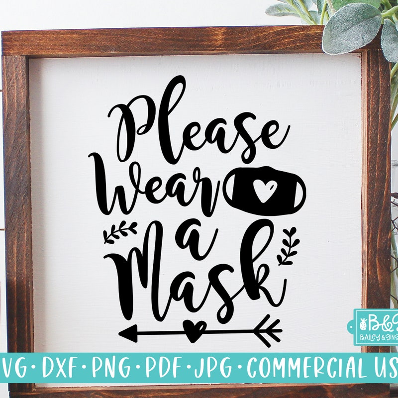 Please Wear a Mask - Etsy
