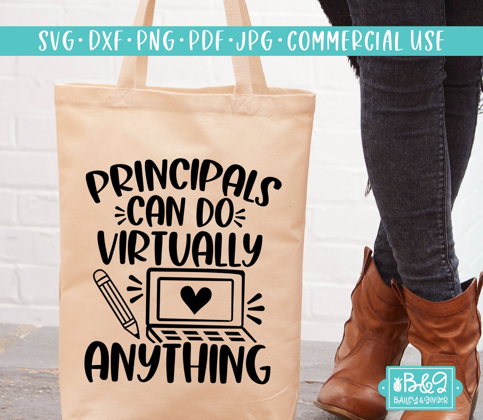 Principals Can Do Virtually Anything SVG File Online School - Etsy
