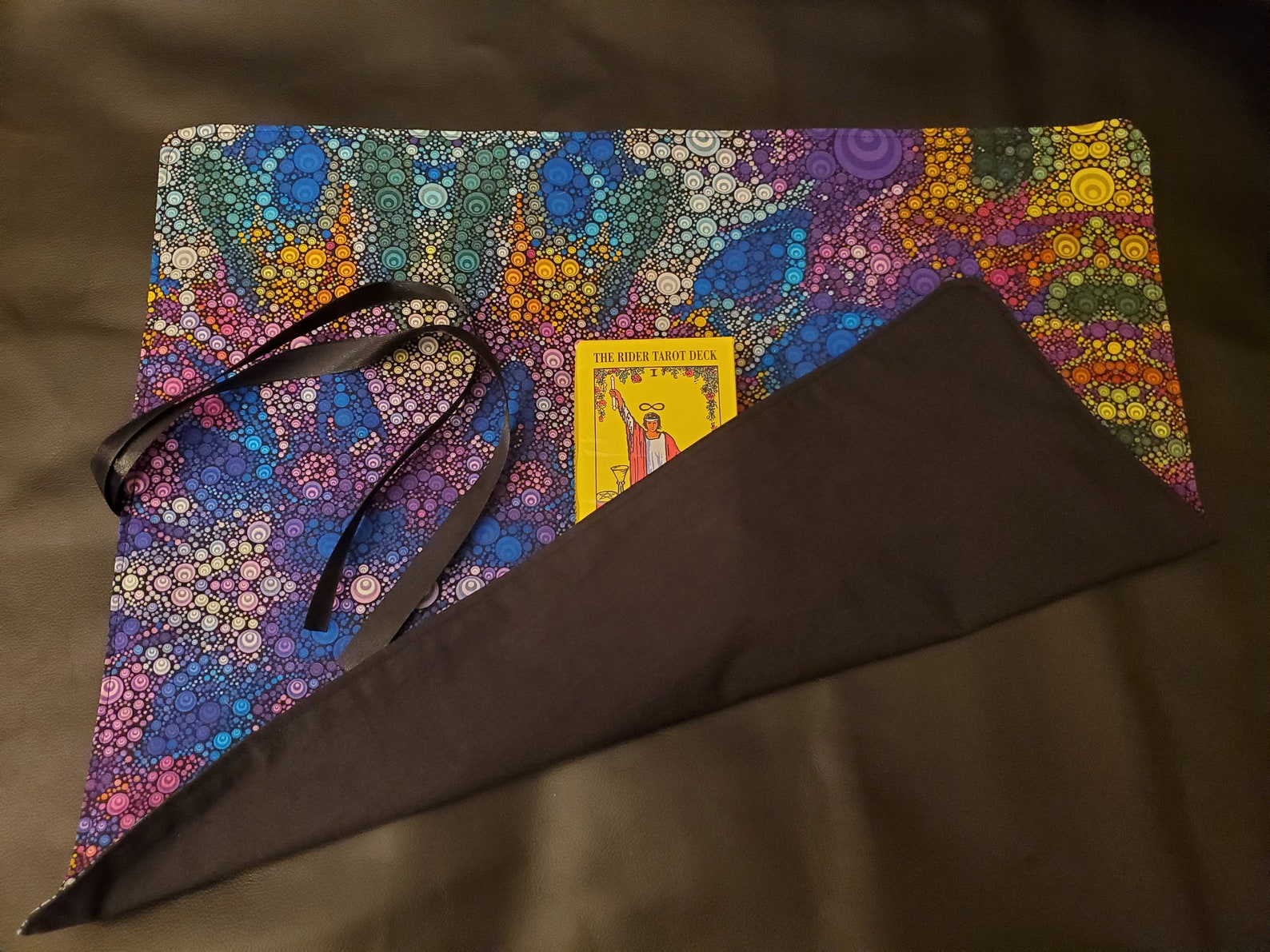 Tarot Mat Altar Cloth Tarot Cloth Gift for Pagan Colorful - Etsy