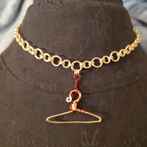 Original Coat Hanger Pendant, Original Coat Hanger Necklace ...