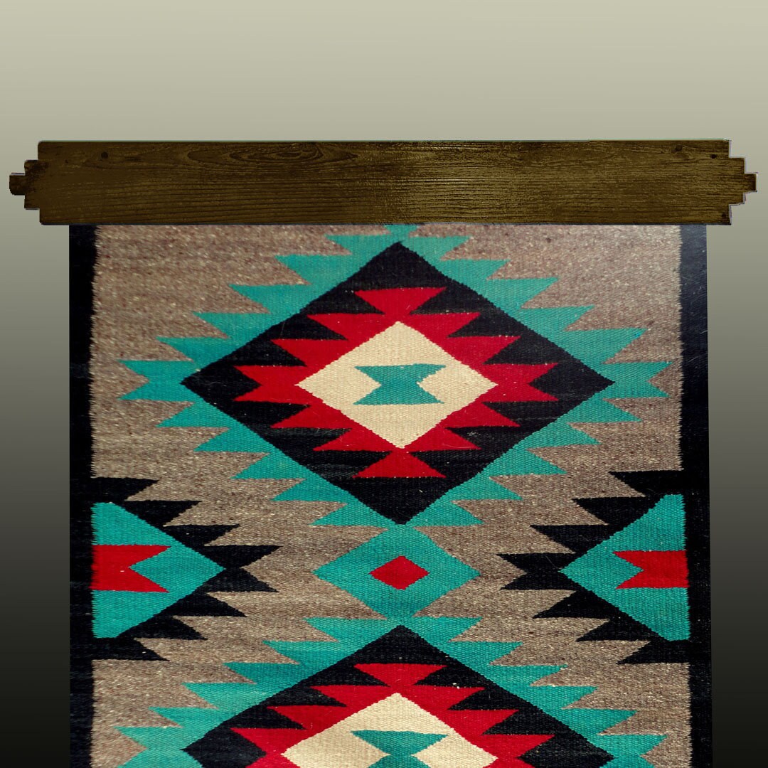 Quilt Rug or Textile Hanger Compression Hanger Rustic | Etsy