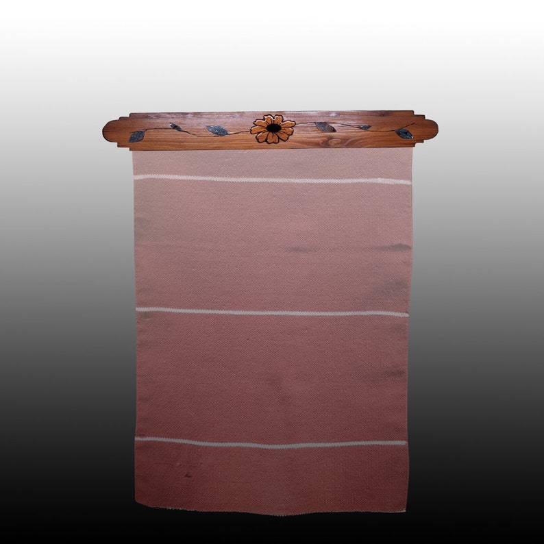 Quilt Rug or Textile Hanger Compression Hanger Rustic | Etsy