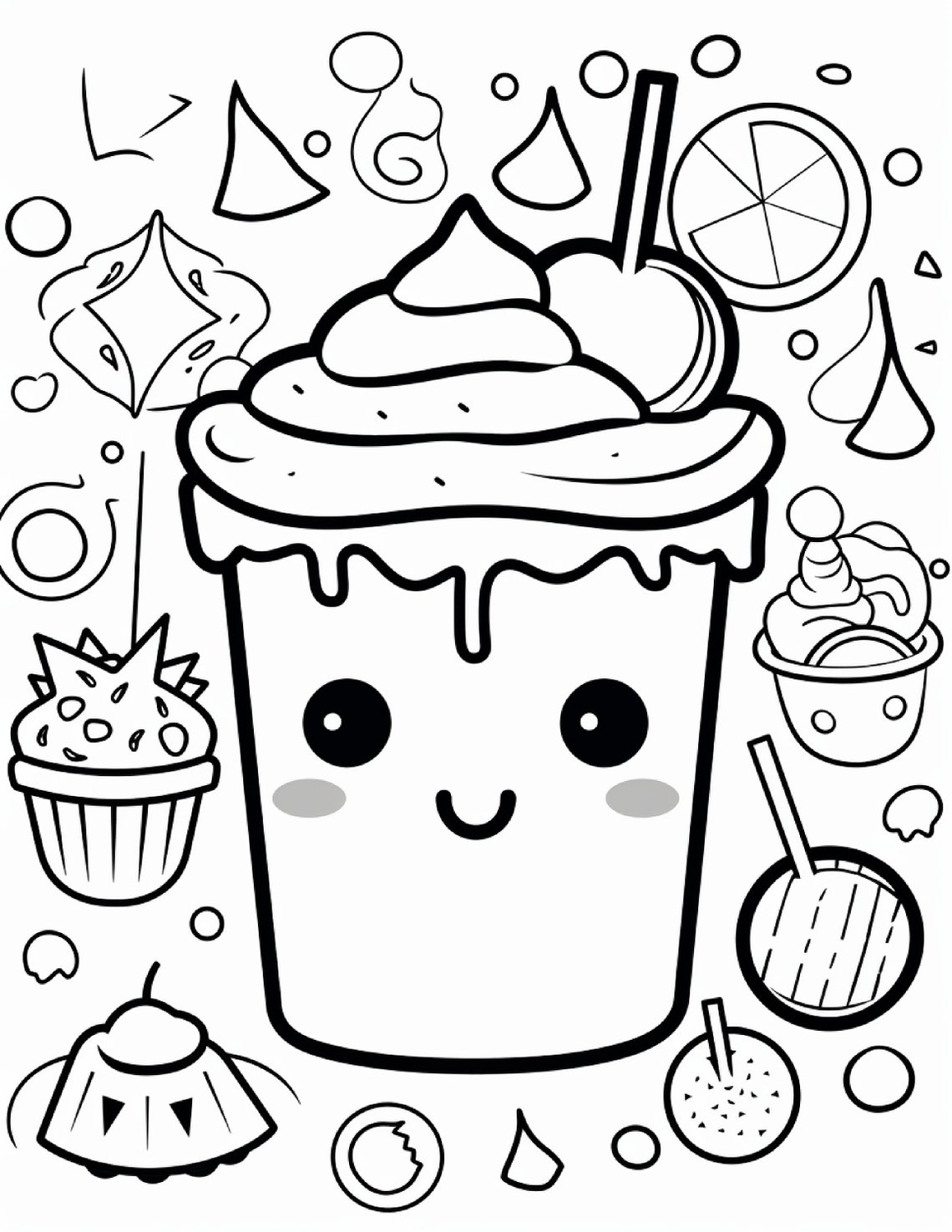 200 Cute Summer Fun Coloring Pages Bundle - Digital & Printable ...