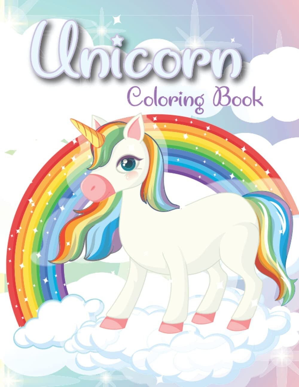 Unicorn Coloring Book - Etsy
