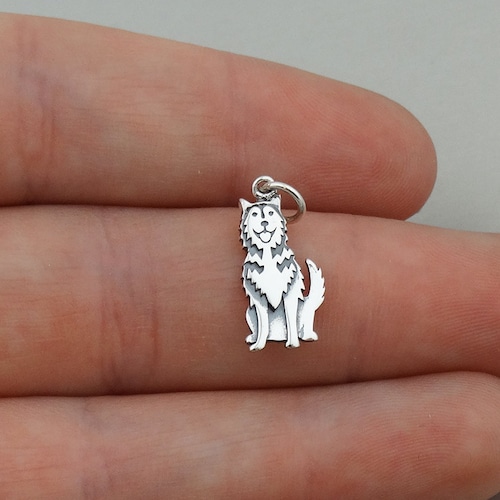 Siberian Husky Dog Chain Bracelet Sterling Silver Personalize - Etsy