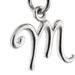 Sterling Silver Initial Letter M Charm - 925 Silver - Cute Dainty ...