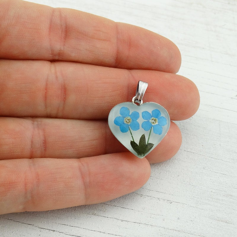 Forget Me Not Charm - Etsy