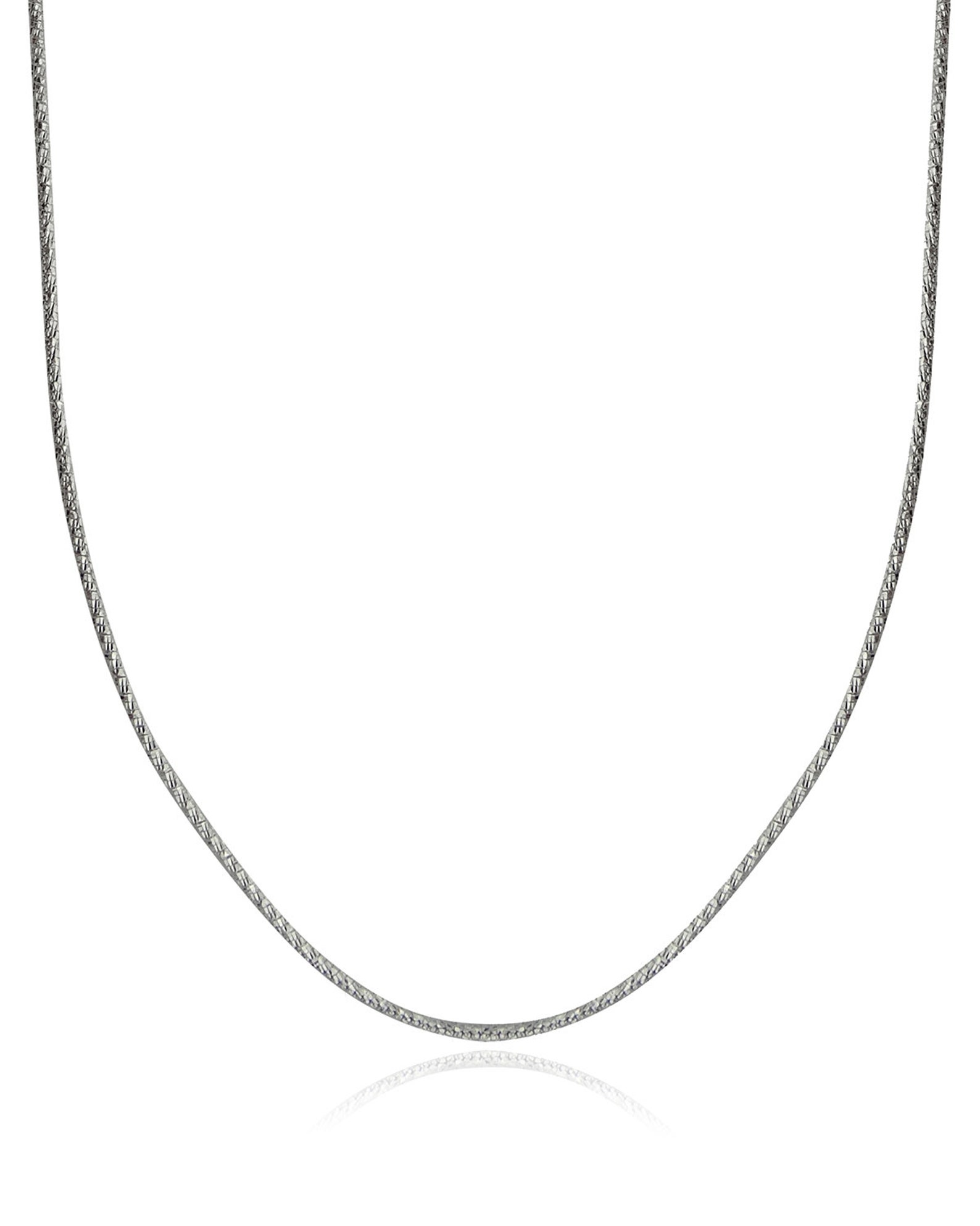 1mm Diamond Cut Snake Chain Necklace 925 Sterling Silver - Etsy