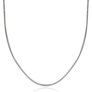 1mm Diamond Cut Snake Chain Necklace - 925 Sterling Silver - 16" 18" 20 ...