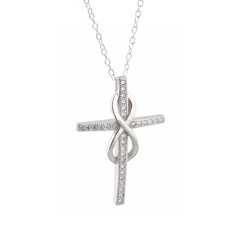 Infinity Cross Necklace - Etsy