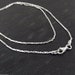 1.34mm Heshe Chain Necklace - 925 Sterling Silver - Etsy