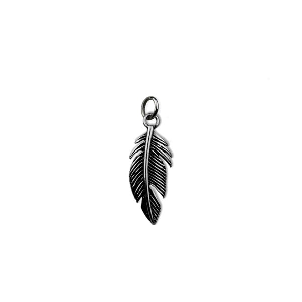 Feather Charm - Etsy