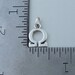 Sterling Silver Omega Charm 925 Silver Greek Alphabet College Sorority ...