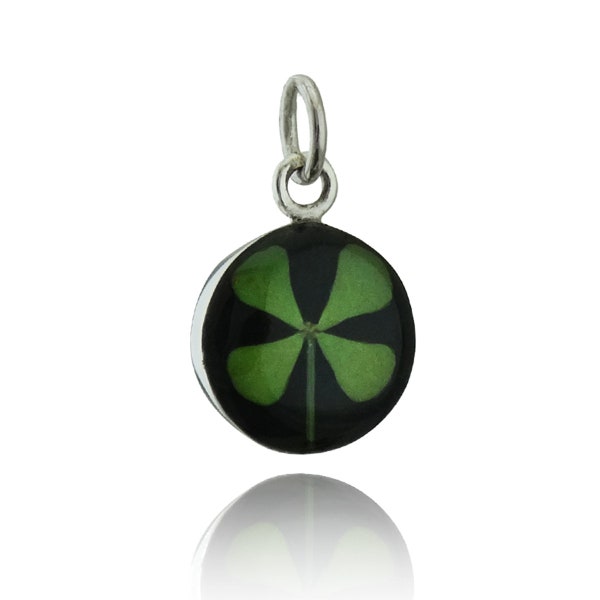 Real Four Leaf Clover Necklace - Etsy