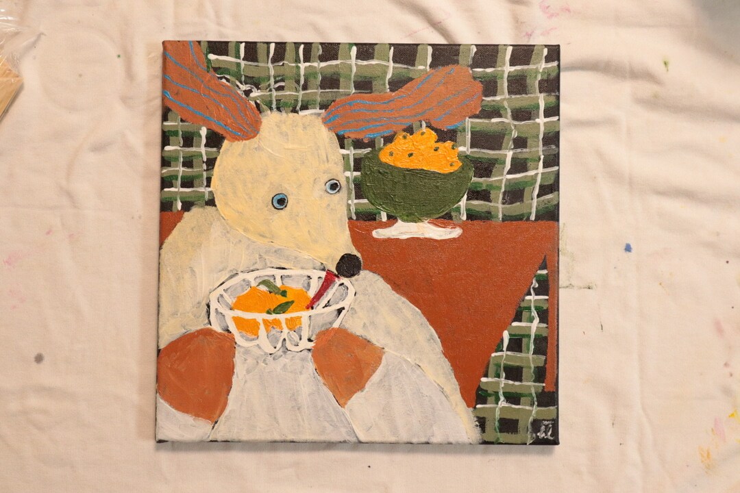 My Snack. Original Paint. - Etsy