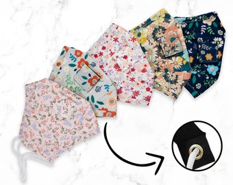 Floral Face Mask - Etsy