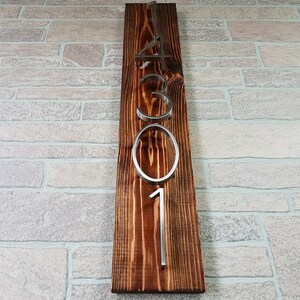 House Number Plaque | Wood Address Plaque | Address Plaque | Custom ...