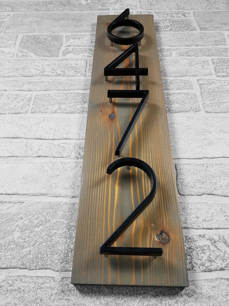 House Number Plaque | Wood Address Plaque | Address Plaque | Custom ...