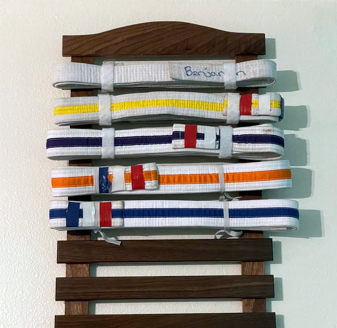 Karate Belt Rack Plans and Step-by-step Build Guide - Etsy