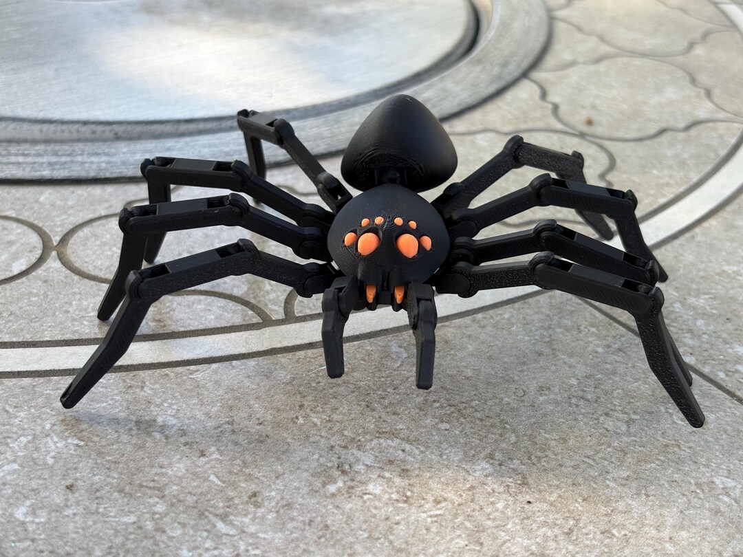 Large Moveable and Poseable Spider - 3d-printed Halloween Toy or ...