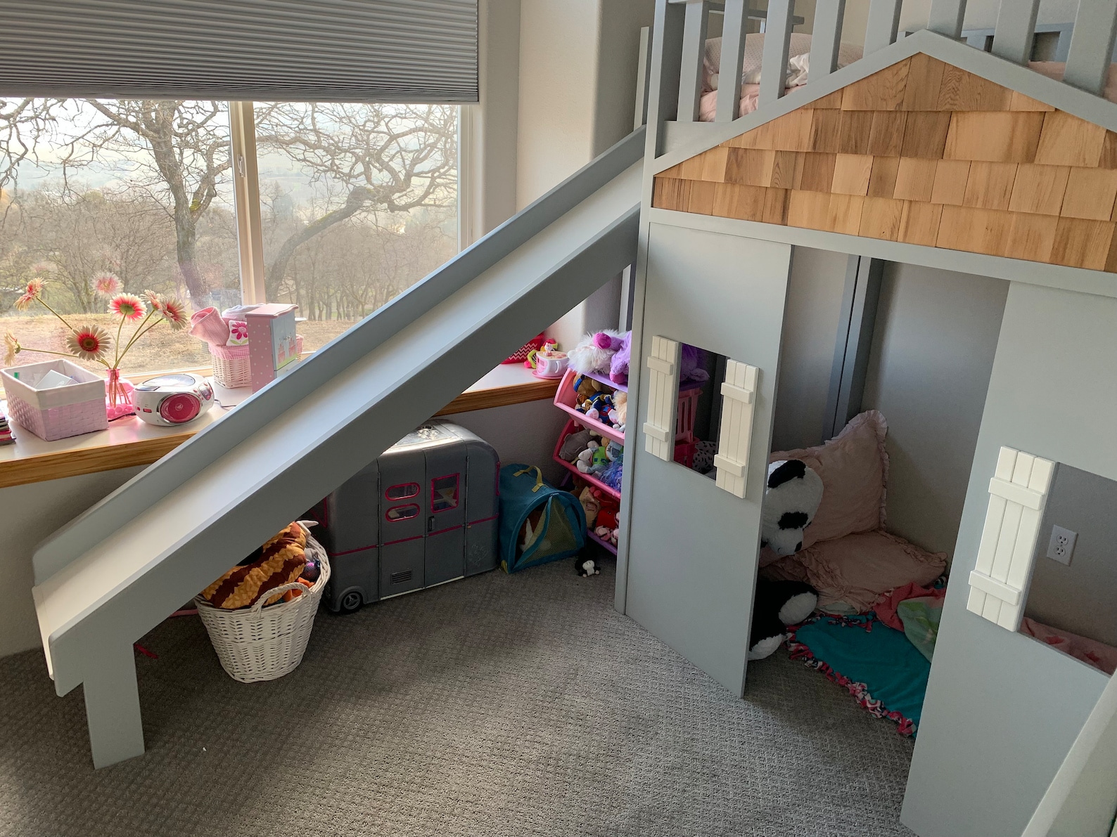 Lofted Slide Bed Plans and Step-by-step Build Guide - Etsy