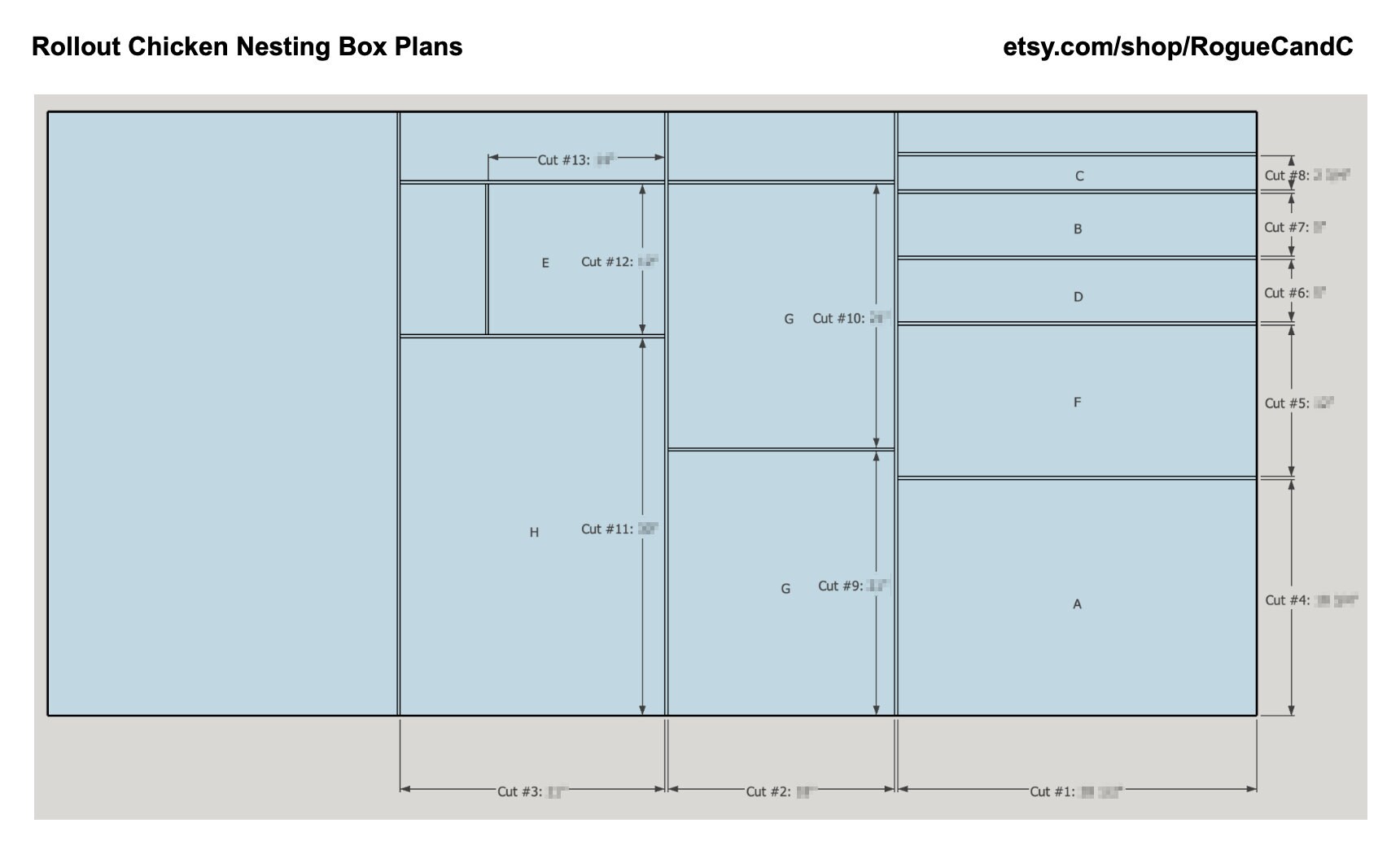 Roll-out Chicken Nesting Box Plans (PDF) - Etsy