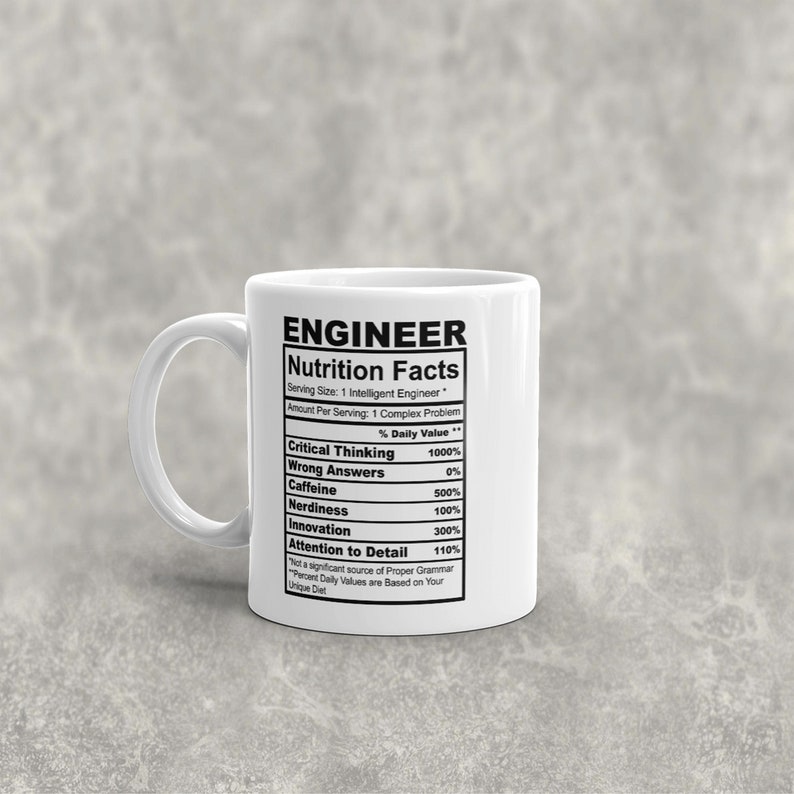 Engineer coffee mug. Personalized coffee cup.gifts | Etsy