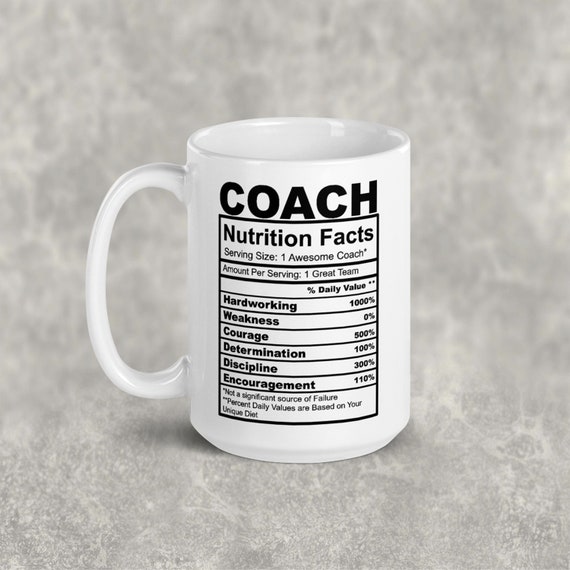 Coach coffee mug. Personalized coffee cup.gifts | Etsy