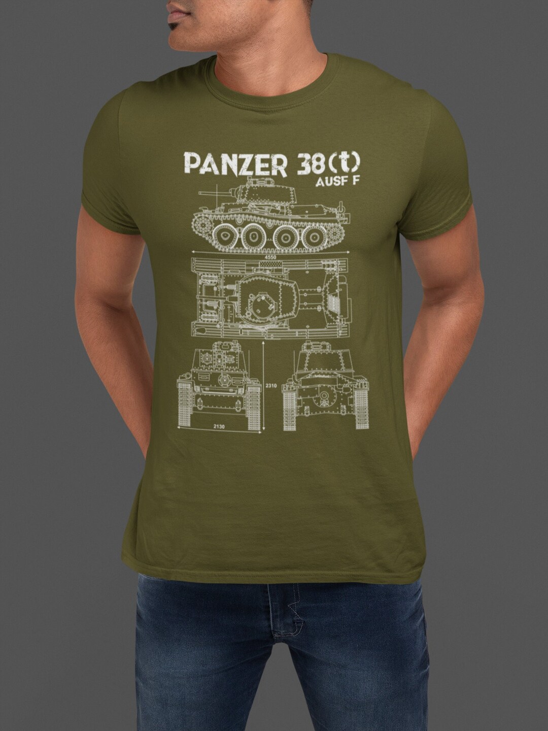 PANZER 38t ARMY SHIRT Tanks Printed Tee Army T Shirts - Etsy