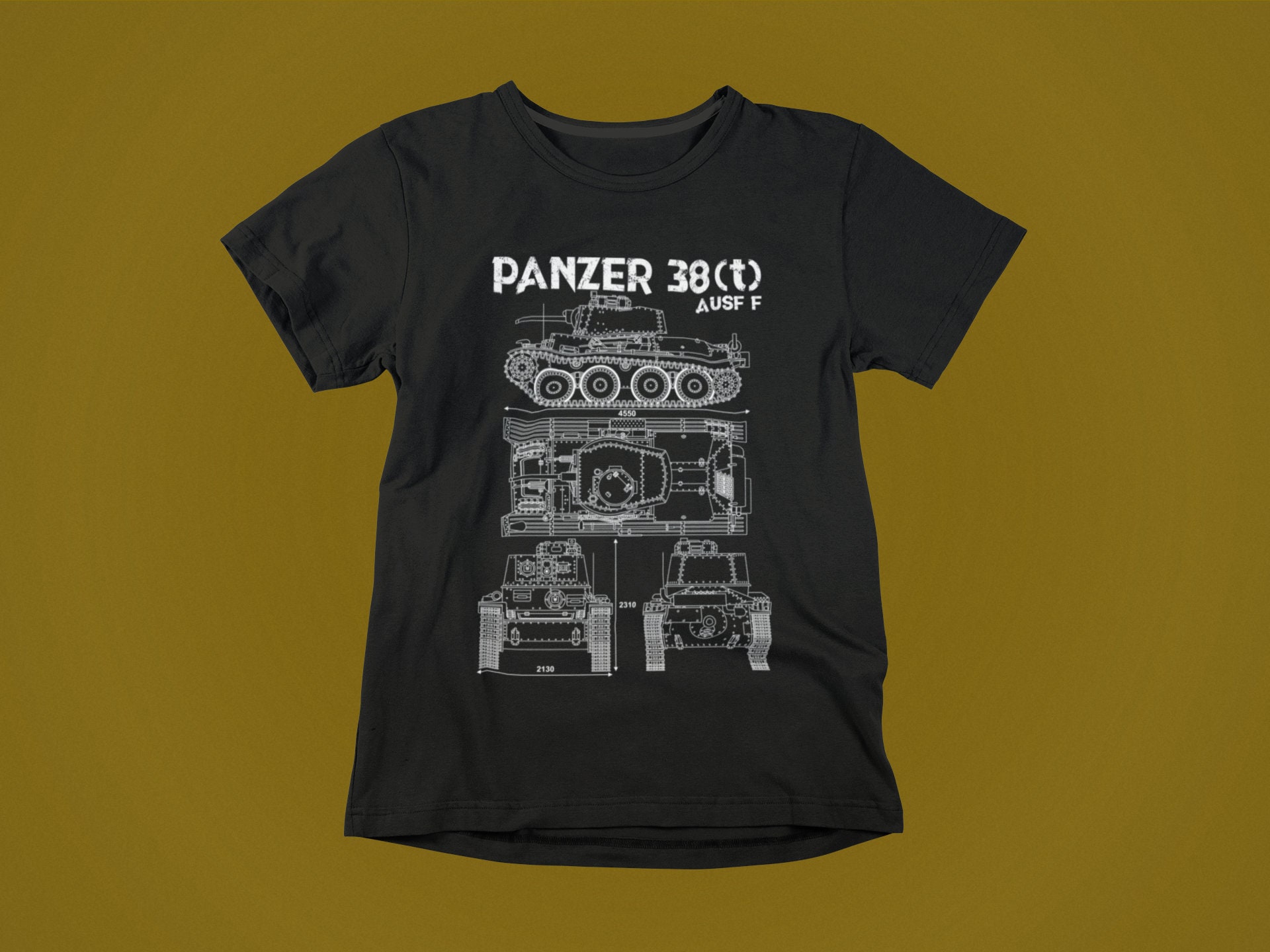 PANZER 38t ARMY SHIRT Tanks Printed Tee Army T Shirts - Etsy