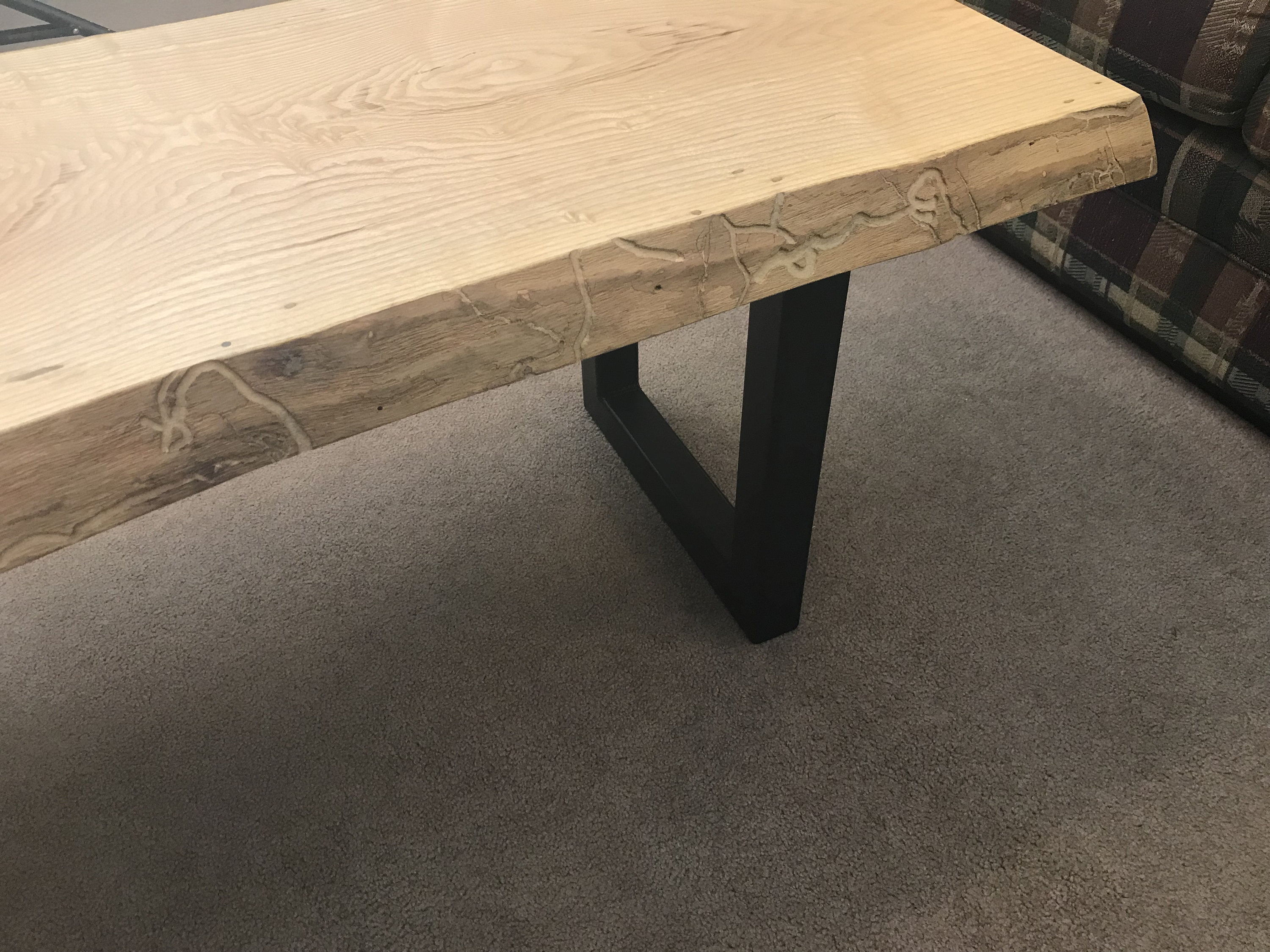 Live Edge Ash Coffee Table - Etsy