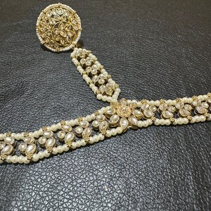 Hath Phool Anja Angla Hand Bracelet With Attached - Etsy