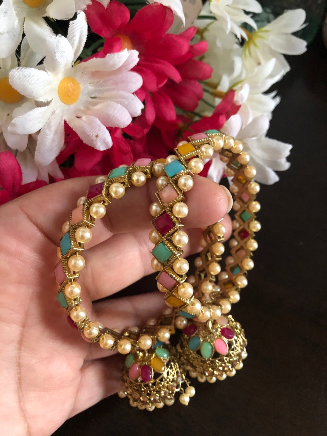 Kundan Bangles , Indian Bangles , Pakistani Bangles, Fashion Jewelry ...