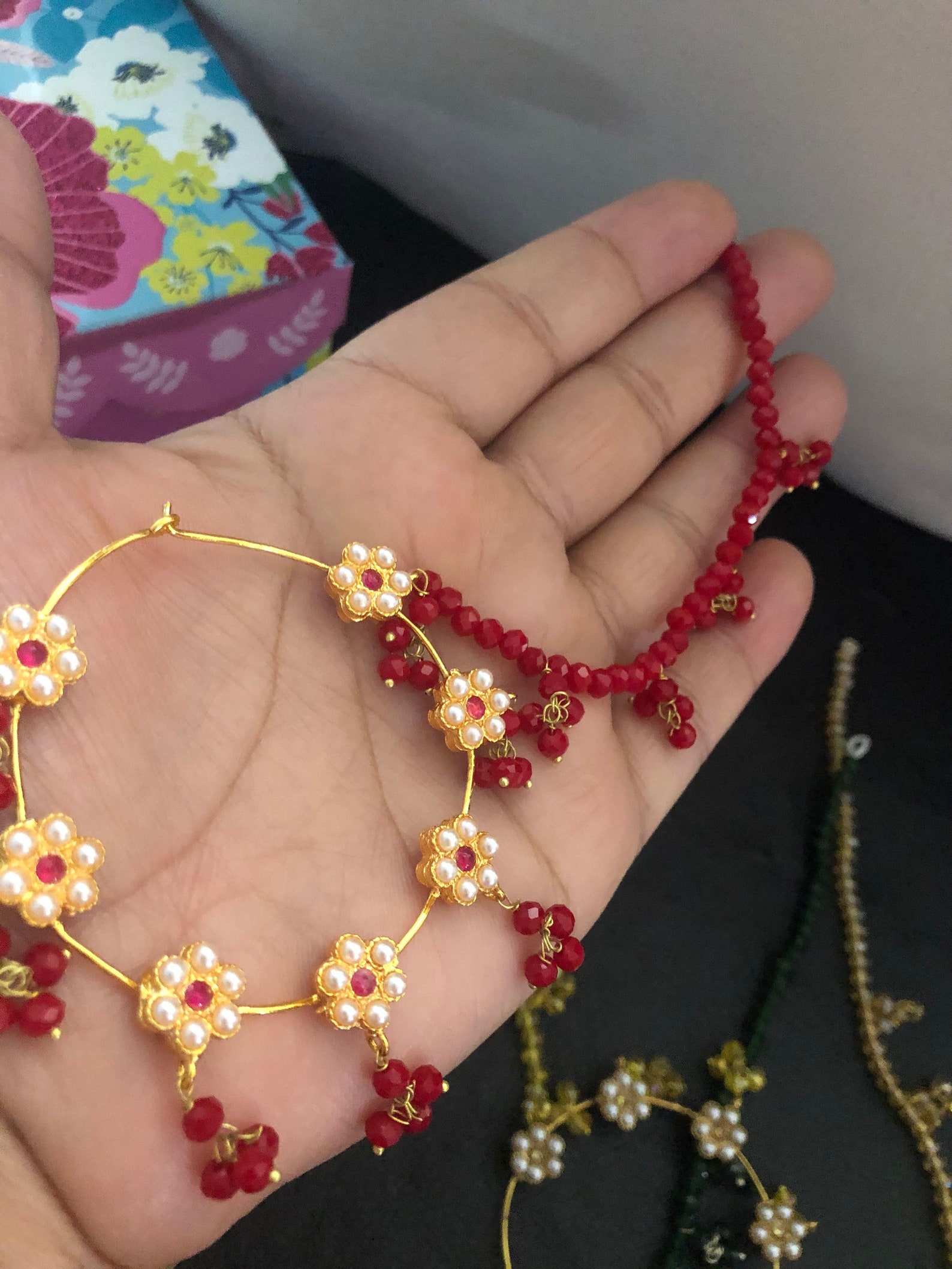 Nath Nose Pin Indian Jewelry Pakistani Jewelry Kundan Nath | Etsy